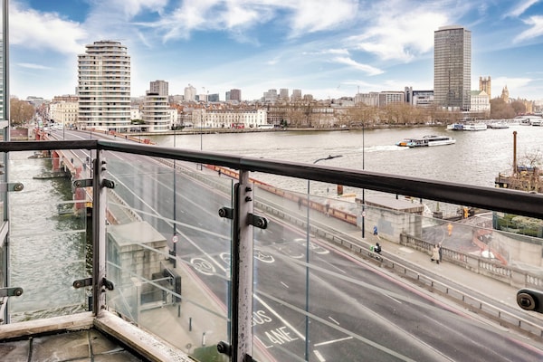 Amazing 2 Bedrooms With River Views For 6 People - Palace of Westminster