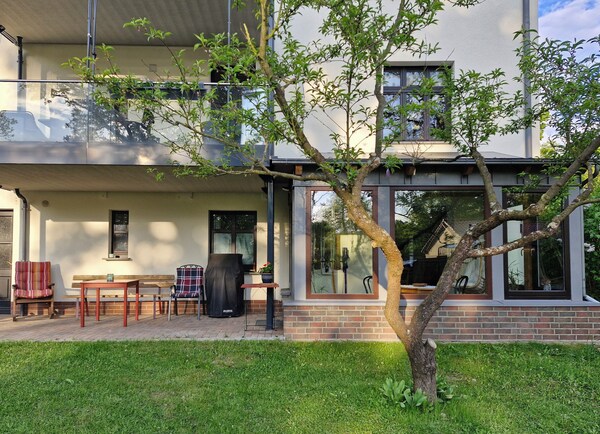 Ferienwohnung Am Herrensteig Und Mirower See Mit Wintergarten Und Terrasse - Userin