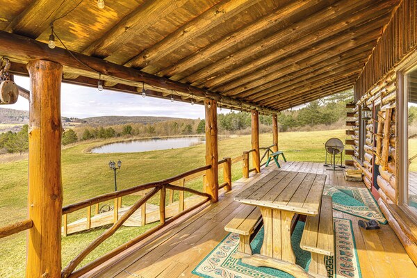 Log Cabin W/ Pond & Trail Access In Almond! - Finger Lakes, NY