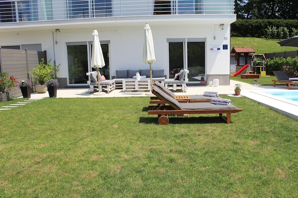 Landhaus Anton In Kroatien  Stilvolles Ferienhaus Mit Pool Für Bis Zu 10 Gäste! - Gradac