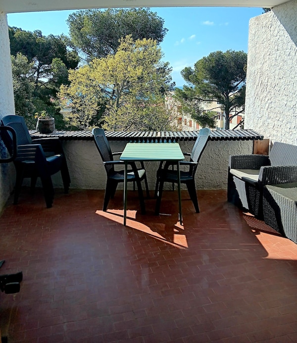 Appartement 60m2 4 Pers, Terrasse Vue Mer, Calme 200 M Plage, Port, Paillottes - Port-de-Bouc