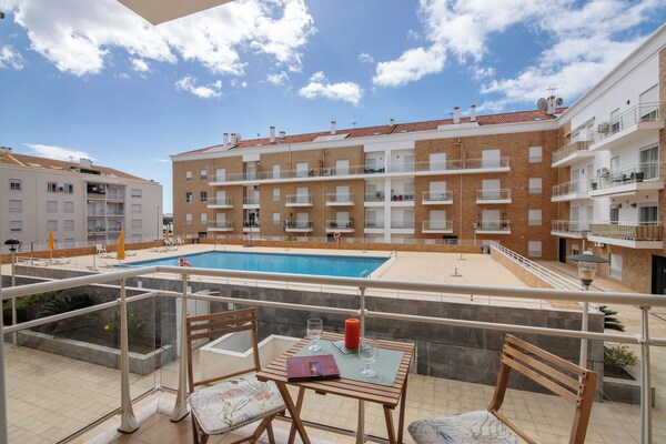 Apartment 'Varandas Do Guadiana' With Shared Pool, Wi-fi And Air Conditioning - Ayamonte