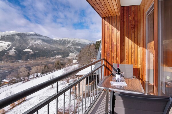 Zimmer 'Ortlersuite Zi 4' Mit Bergblick, Gemeinschaftsgarten Und Balkon - Mals