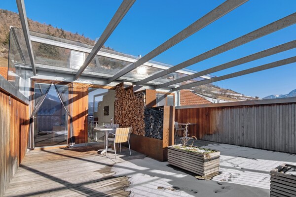Zimmer 'Mairhof Stilfser Joch Zi 6' Mit Bergblick, Privater Terrasse Und Gemeinschaftsgarten - Mals