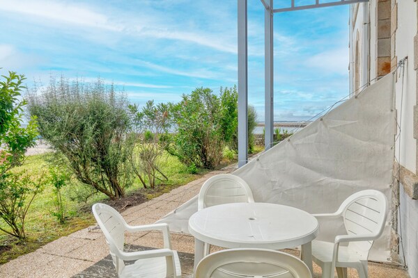 Appartement Face Piscine Et Mer 4p, Piscine Partagée Et Terrasse Privée - Le Croisic