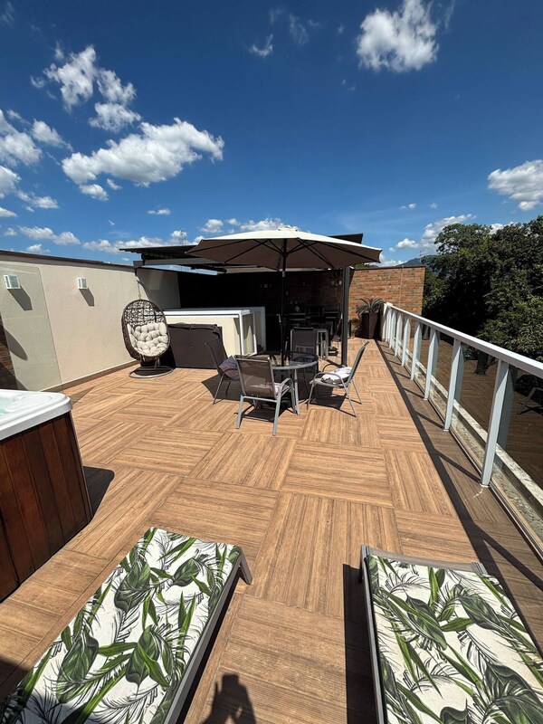 Apartamento Privado De 3 Habitaciones Con Vistas A La Montaña Y Jacuzzi En Berti - Bertioga