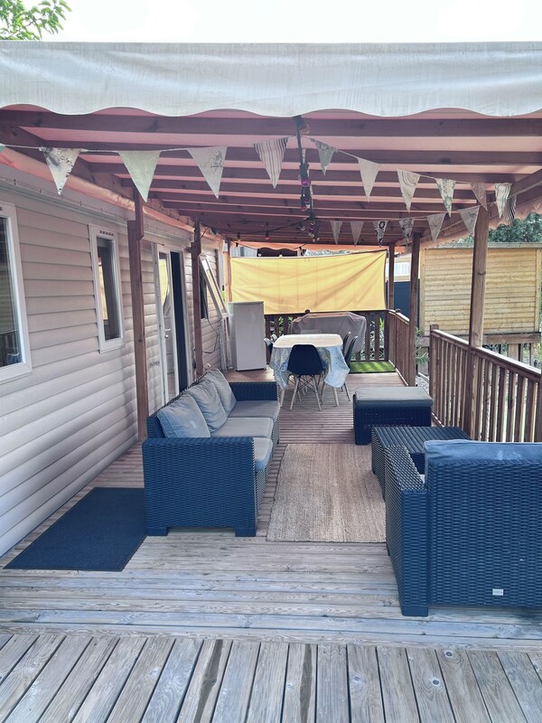 Mobilhome With Jacuzzi, Swimming Pool In The Residence - Pierrefeu-du-Var