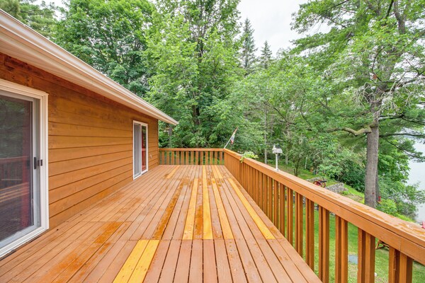 Dock, Deck & Fire Pit: Lakefront Home In Walker! - Walker, MN