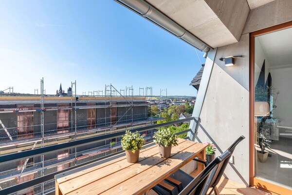 Ferienwohnung Suite Marienborn Mit Domblick, üBerdachtem Balkon Und Klimaanlage - Balduinstein