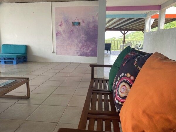 Nid Bleu In Schoelcher: Calm, Escape, Sea View, Nature, Beaches And Amenities - Fort-de-France