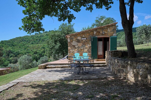 Ferienhaus 'La Carraia' Mit Privater Terrasse, Wi-fi Und Klimaanlage - Suvereto