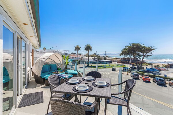 2br Coastal Gem W\/ Ocean Views + Shared Firepit Lounge Near Cayucos Pier - Cayucos, CA