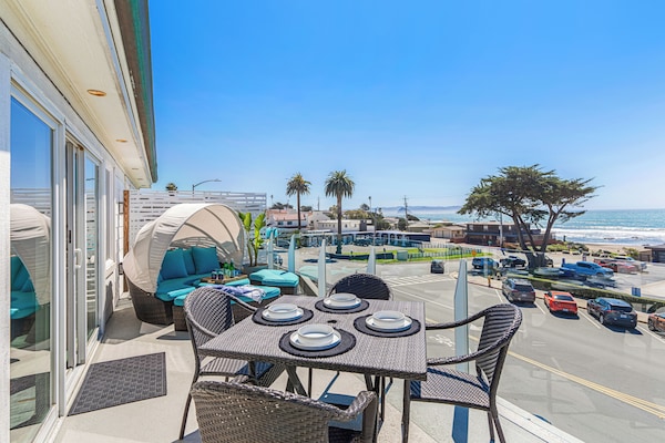 2br Coastal Gem W\/ Ocean Views + Shared Firepit Lounge Near Cayucos Pier - Cayucos State Beach