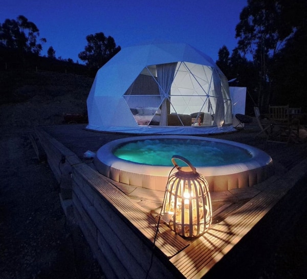 Glamping Casaseconatura Luxury Abrantes Portugal\nexperiência úNica Com Jacuzzi - Abrantes