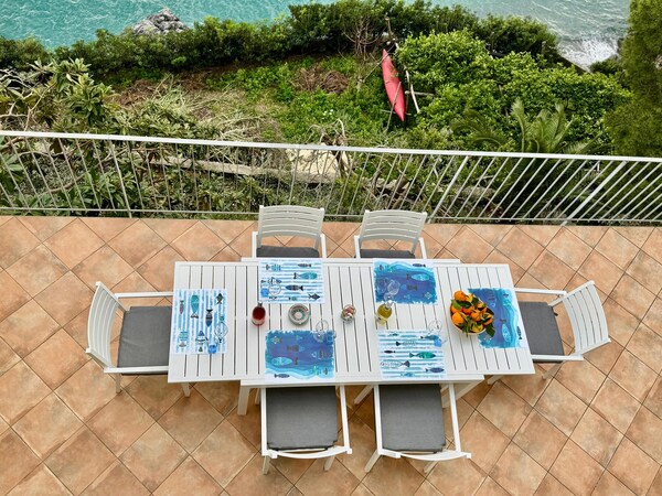 Villa Amare With Beach And Breathtaking View. - Maiori