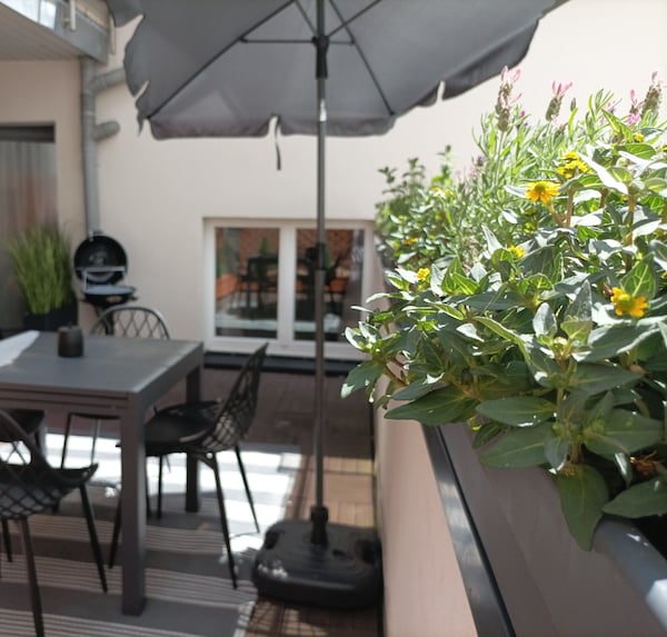Altbauoase Fulda - Ruhig, Zentral, Terrasse, Bahnhof 400m - - Fulda