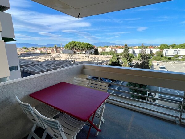 Appartement 2 Pièces Avec Piscine - Canet-en-Roussillon