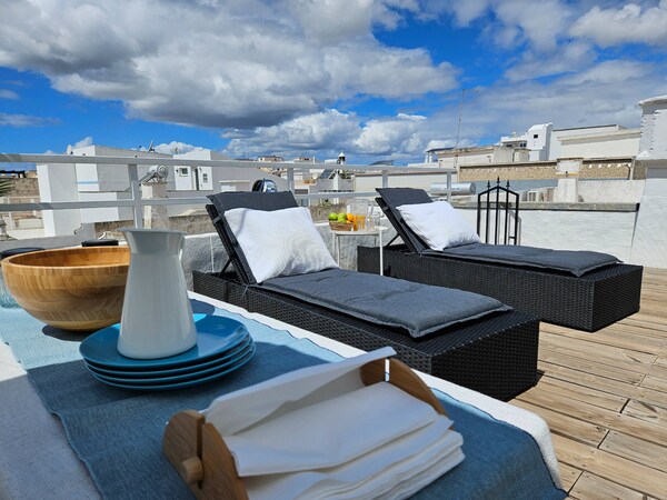 Casa Amor Do Mar, Top Location, Terrace, Barbecue, Boho Style, Near The Marina - Faro