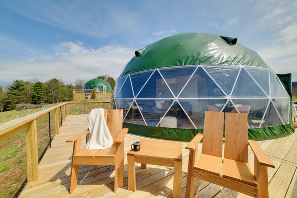 Glamping Getaway At The Coyote Dome In Franklin - State of New York