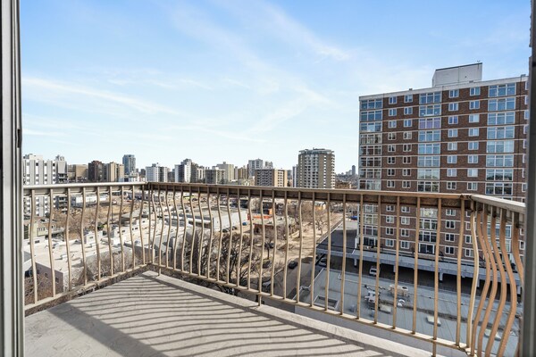 Pool/patio/ & Private Balcony In Downtown Edmonton, Private Parisian Condo - Edmonton