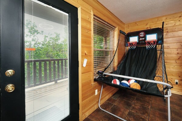 Steamy Hot Tub Soaks In The Fresh Mountain Air & Epic Game Nights To Remember - Relaxation Station - Gatlinburg, TN