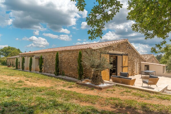 Appartement 'Dans Un Domaine' Met Gedeeld Zwembad, Wifi En Airconditioning - Gorges du Verdon