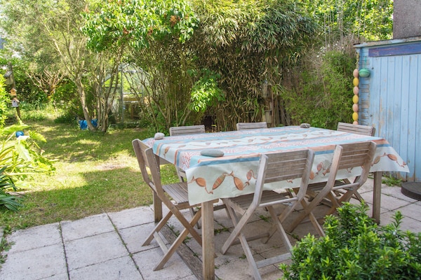 Ferienhaus 'Plage 300m Bleu Salé 4 Ch' Mit Privater Terrasse, Privatem Garten Und Wi-fi - Guilvinec