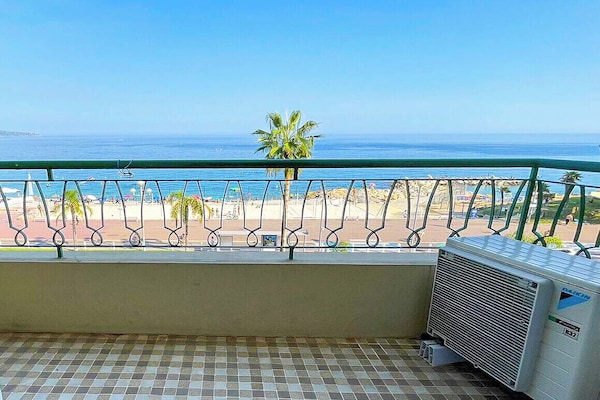 Seafront Apartment For 6, Promenade Des Anglais - Nice