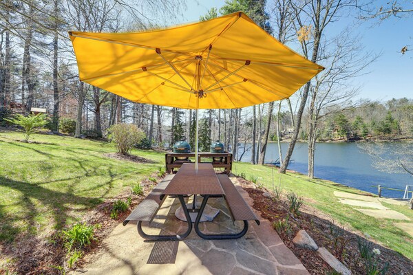 Mtn-view Home On Lake Glenville W/ Dock - Cashiers, NC