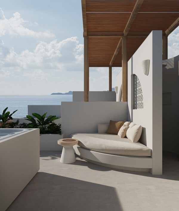 Modern Room With Castle And Sea View On 1st Floor - Islas de Rodas