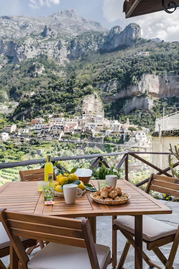 Casa De Vacaciones 'Carmen' Con Vistas A La Montaña, Wi-fi Y Aire Acondicionado - Positano