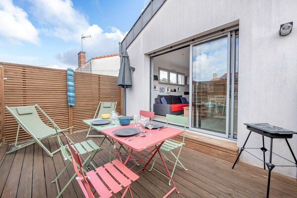 Apartment 230m From The Beach. Sleeps 4. - La Bernerie-en-Retz