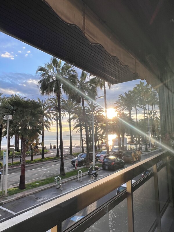 Appartement Calme Et Spacieux Croisette Vue Mer Et Palmeraie. - Antibes
