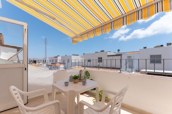 Urlaub 'La Orilla' Mit Privater Terrasse, Balkon Und Wi-fi - Costa Calma