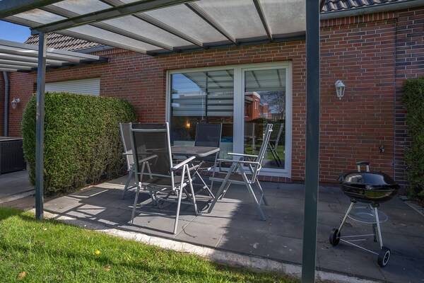 Ferienwohnung 'Wattwurm' Mit Gemeinschaftsgarten Und Wi-fi - Norddeich