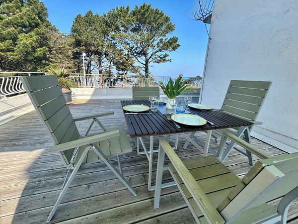 Appartement Face à La Mer Avec Piscine Intérieure - Plestin-les-Grèves