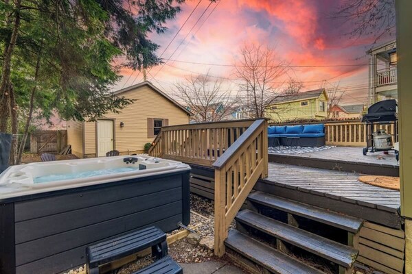 Historic Short North: Hot Tub, Bbq, Free Parking - Columbus, OH