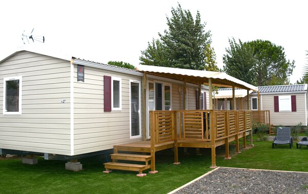 Mobilhome Camping La Carabasse 4 Etoiles Vias Plage 34450 - Portiragnes