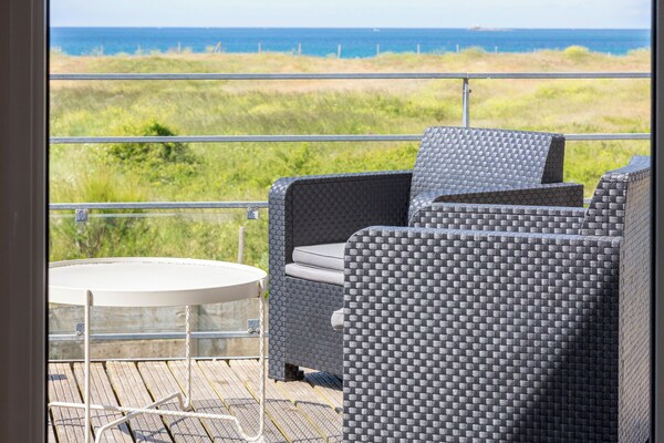 Maison De Vacances 'Horizon - 3 Ch - 100m Plage' Avec Vue Sur La Mer, Terrasse Privée Et Wi-fi - Guilvinec