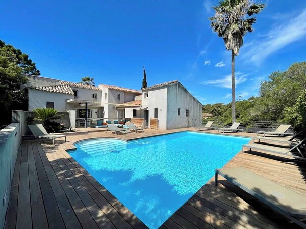 Modern Villa Domaine Cala Rossa Swimming Pool Private Beach On Foot 7bed/7bath - Porto-Vecchio
