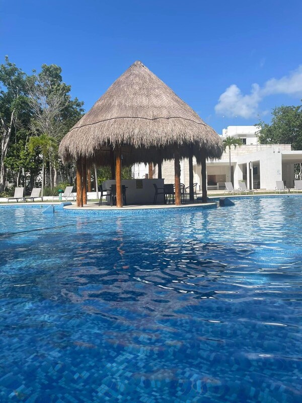 Charming 2-bedroom Apartment With Ac, Wifi In Lovely Q.r - Puerto Morelos