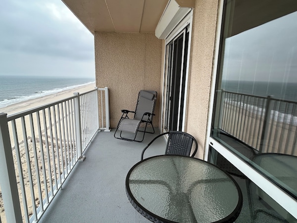 Ocean Front Condo.  Enjoy Your Morning Coffee Sitting On Your Private Balcony Watching The Sunrise. - Funland, Rehoboth Beach