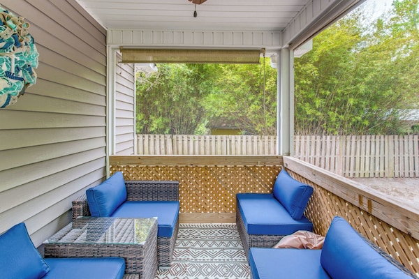 Golf Cart Included: Little River Cottage W/ Deck! - Cherry Grove Beach, SC