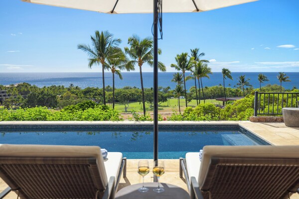 Luxury 4-bed 4-bath Villa At Mauna Kea Resort With Private Pool And Ocean Views - Waikoloa Village, HI