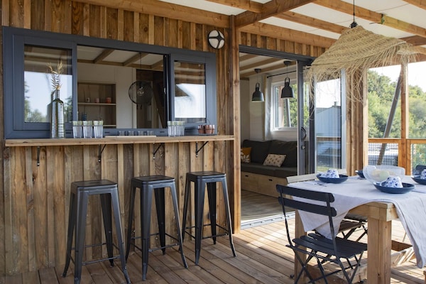 Chalet Jacaranda (35m2 - 3bed - 2bath - 6pers) At Glamping Terre & Mer - Binic