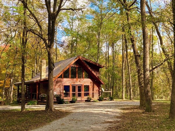 Sugar Creek Cabin W/ Nordic Spa Bordering 2 State Parks! - Turkey Run State Park, Marshall