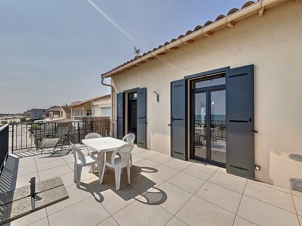 Komfortable T3 Am Strand Mit Wifi Und Privatem Parkplatz - Palavas-les-Flots