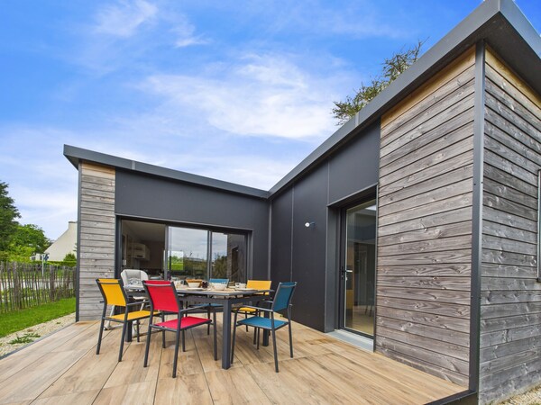 Maison Neuve Avec Terrasse Et Jardin Pour 6 - Beg Meil