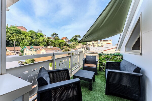 Arcachon  Appartement 10 Pers, Toit Vitré, A/c, Ascenseur Privé, à Deux Pas De La Plage - La Teste-de-Buch