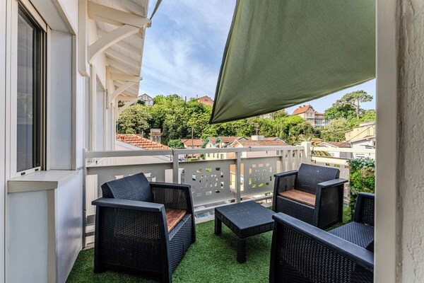 Arcachon  10 Guests Apartment, Glass Roof, A/c, Private Lift, Steps From The Beach - Cap Ferret